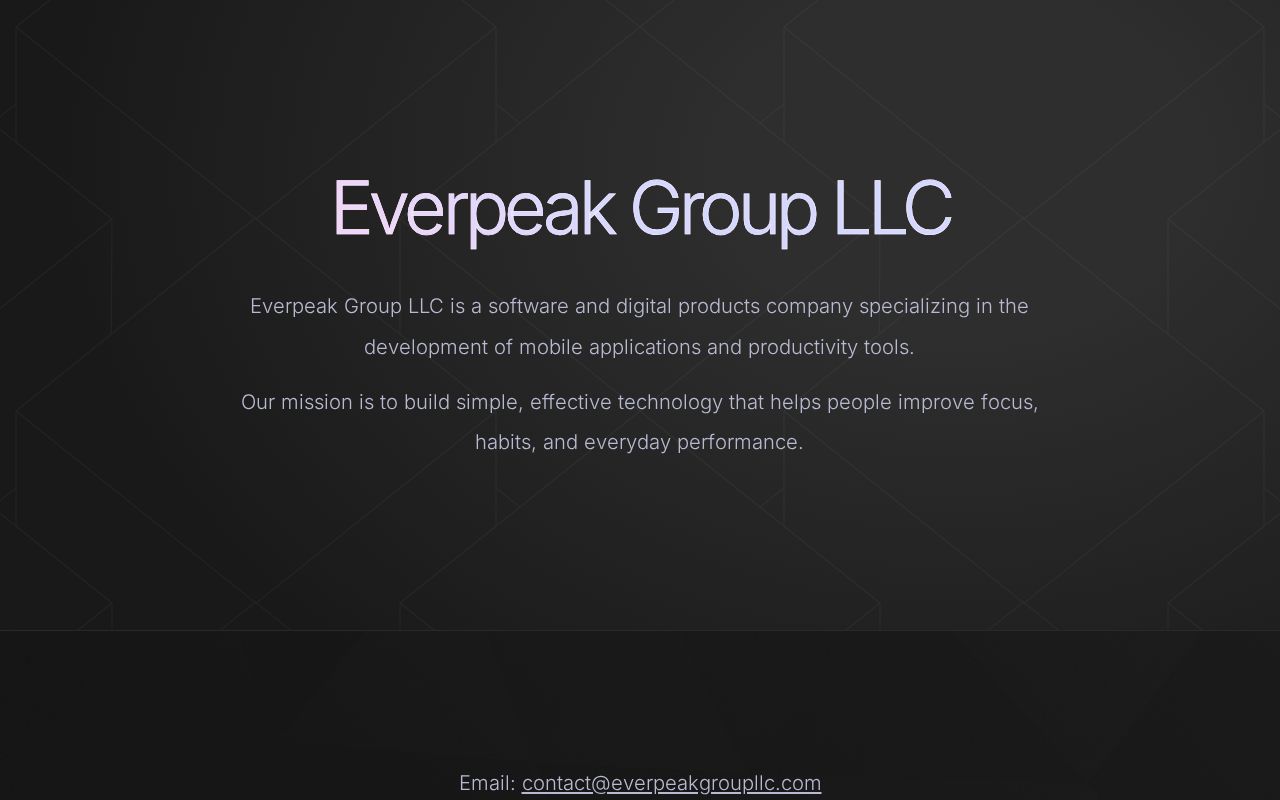 Everpeak Group LLC | Mobile Apps & Digital Products
